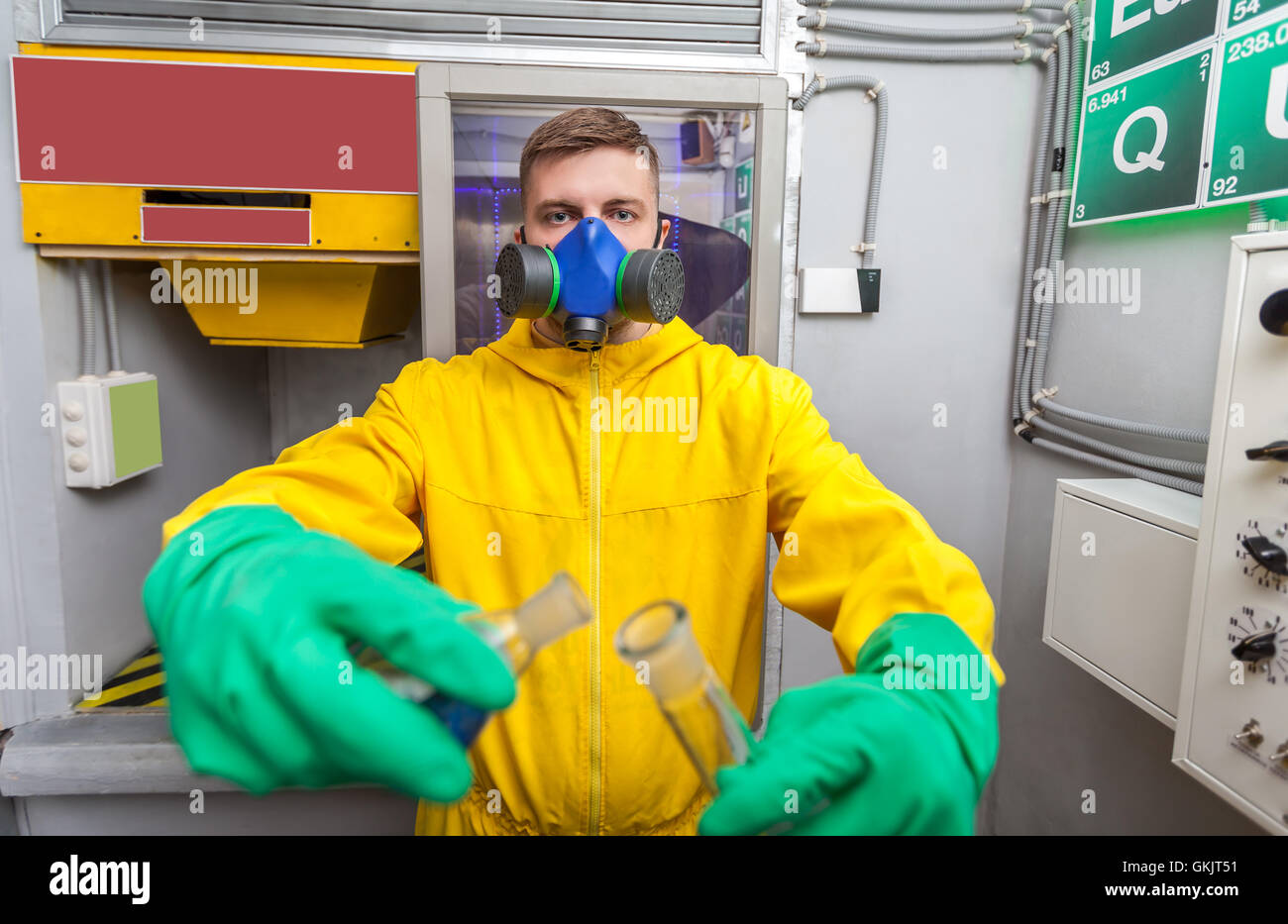 Man cooking meth Stock Photo - Alamy