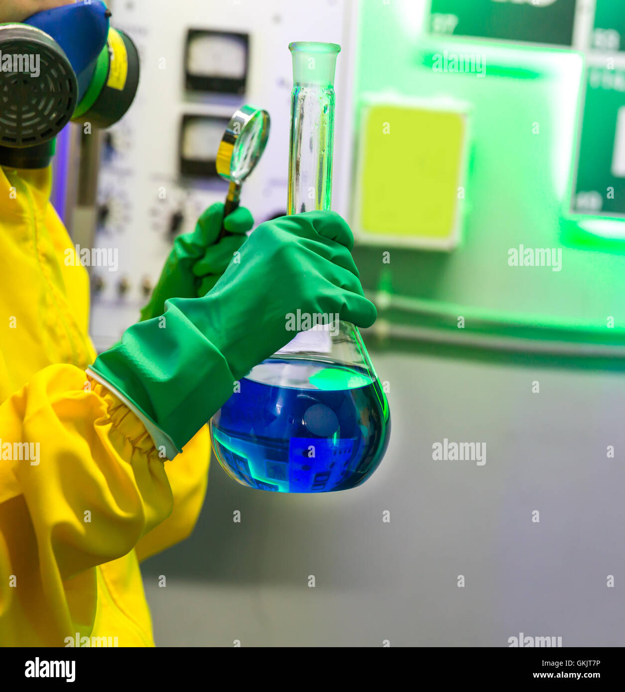 Man cooking meth Stock Photo - Alamy