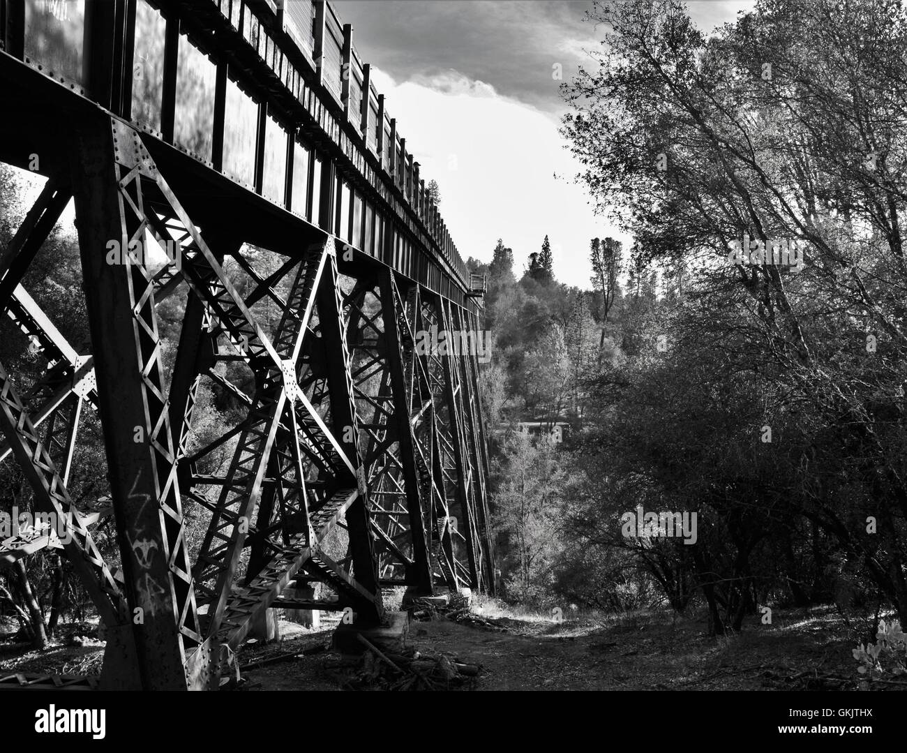 Old Railroad Bridge, 1920 Stock Photo - Alamy
