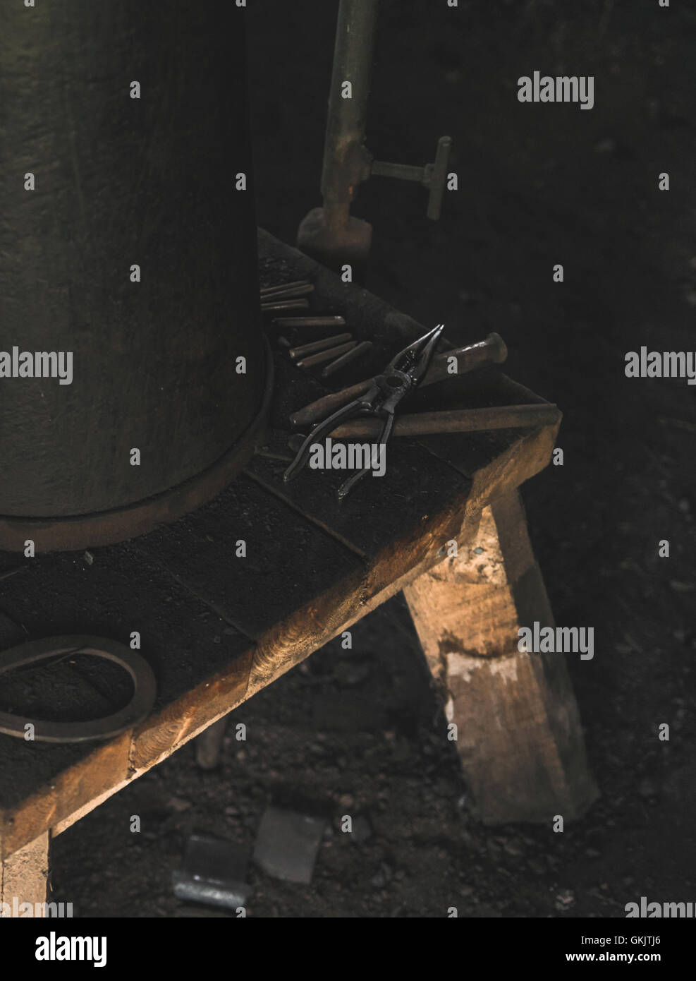 Antique blacksmith tools hi-res stock photography and images - Alamy
