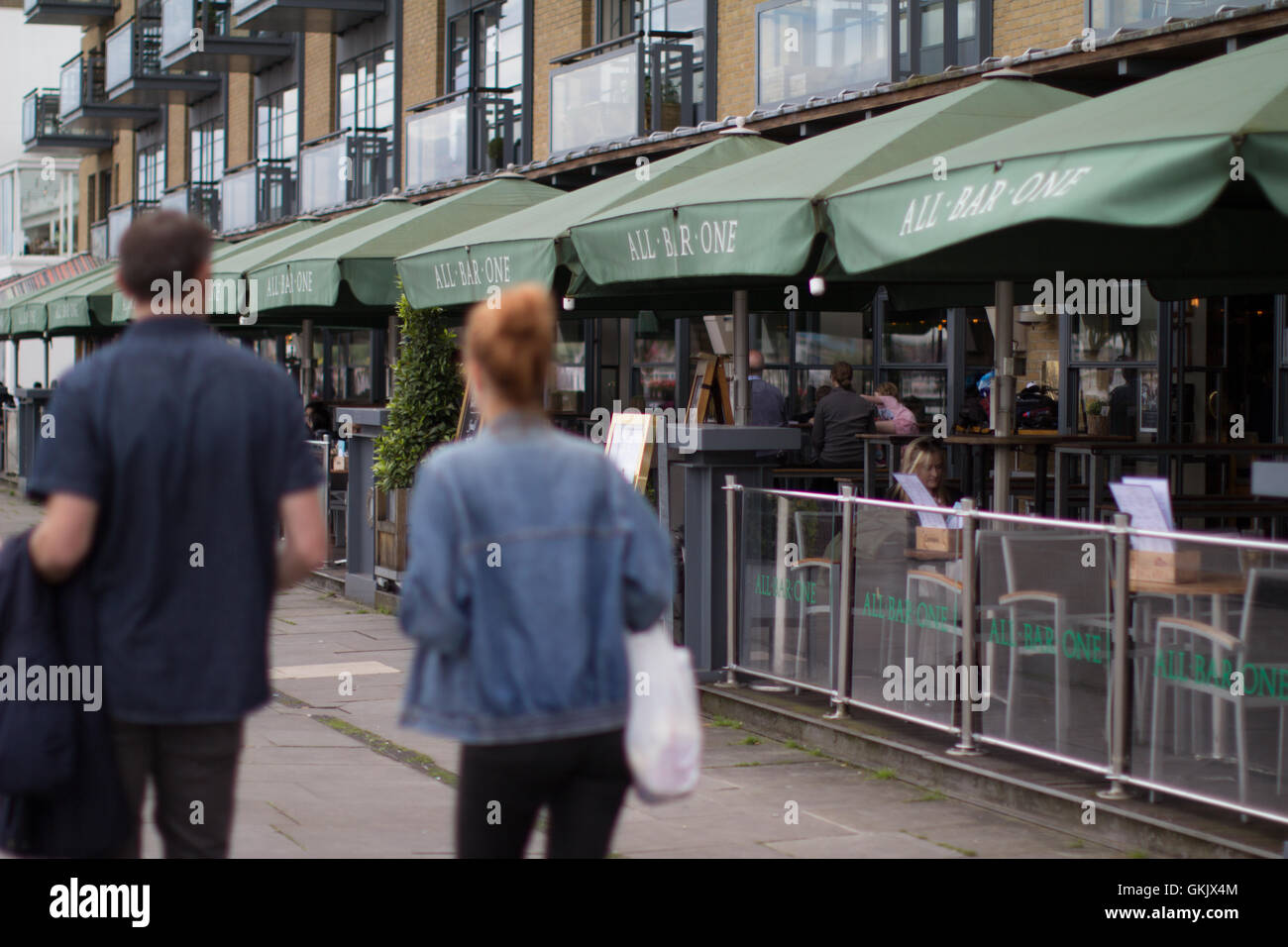 All Bar One restaurant South London Stock Photo - Alamy