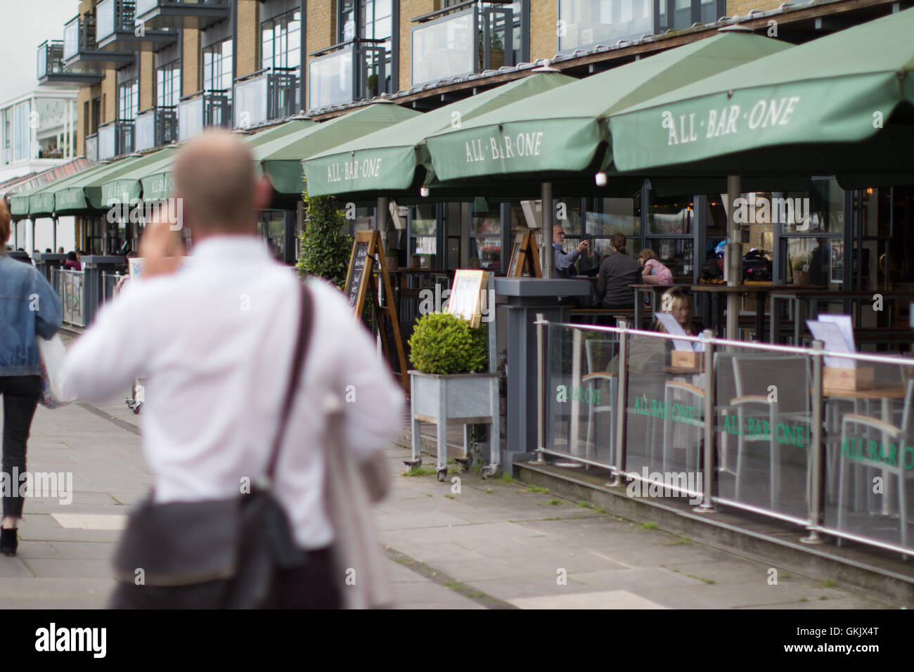 All Bar One restaurant South London Stock Photo - Alamy