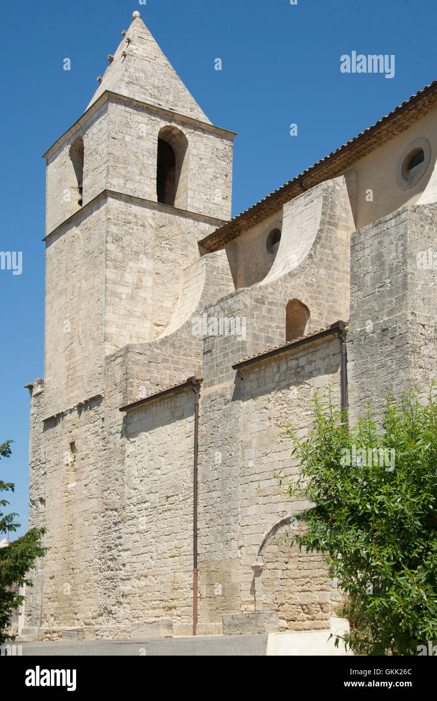 12th century Notre-Dame de Pitié church Saignon Luberon Provence France ...