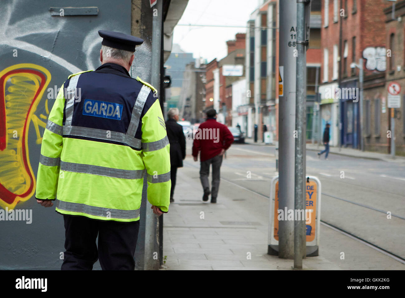 Policeman patrolling garda hi-res stock photography and images - Alamy