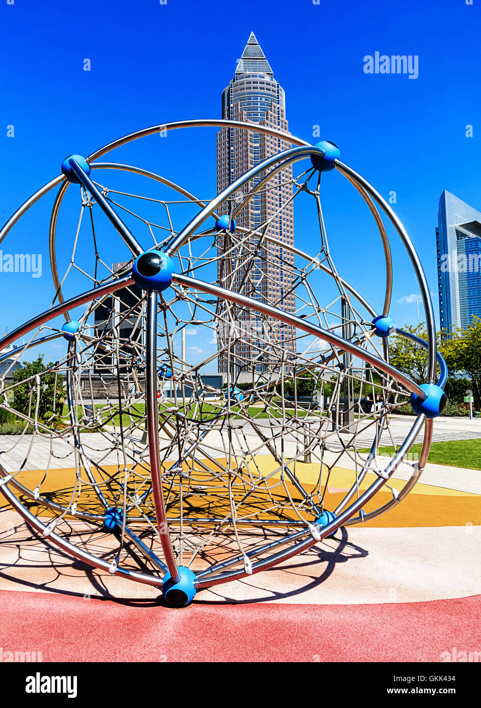 Messeturm and trade fair sculpture hi-res stock photography and images ...