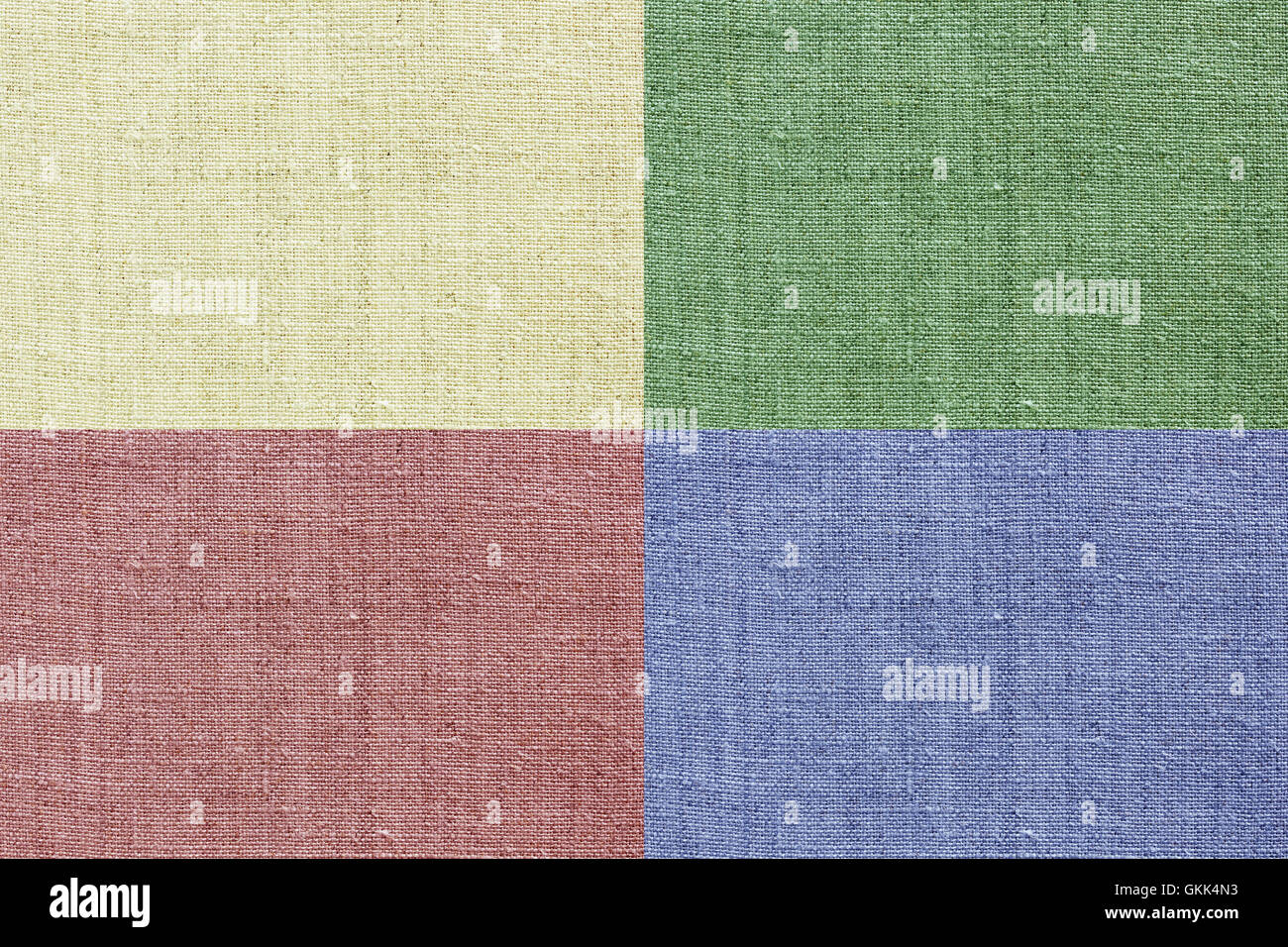 linen texture for the background of four colors Stock Photo - Alamy