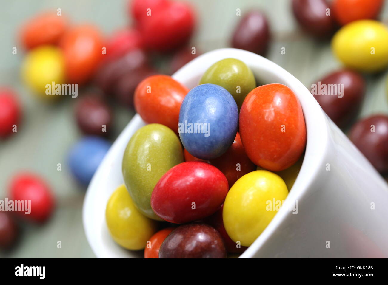 colorful chocolate drops Stock Photo - Alamy