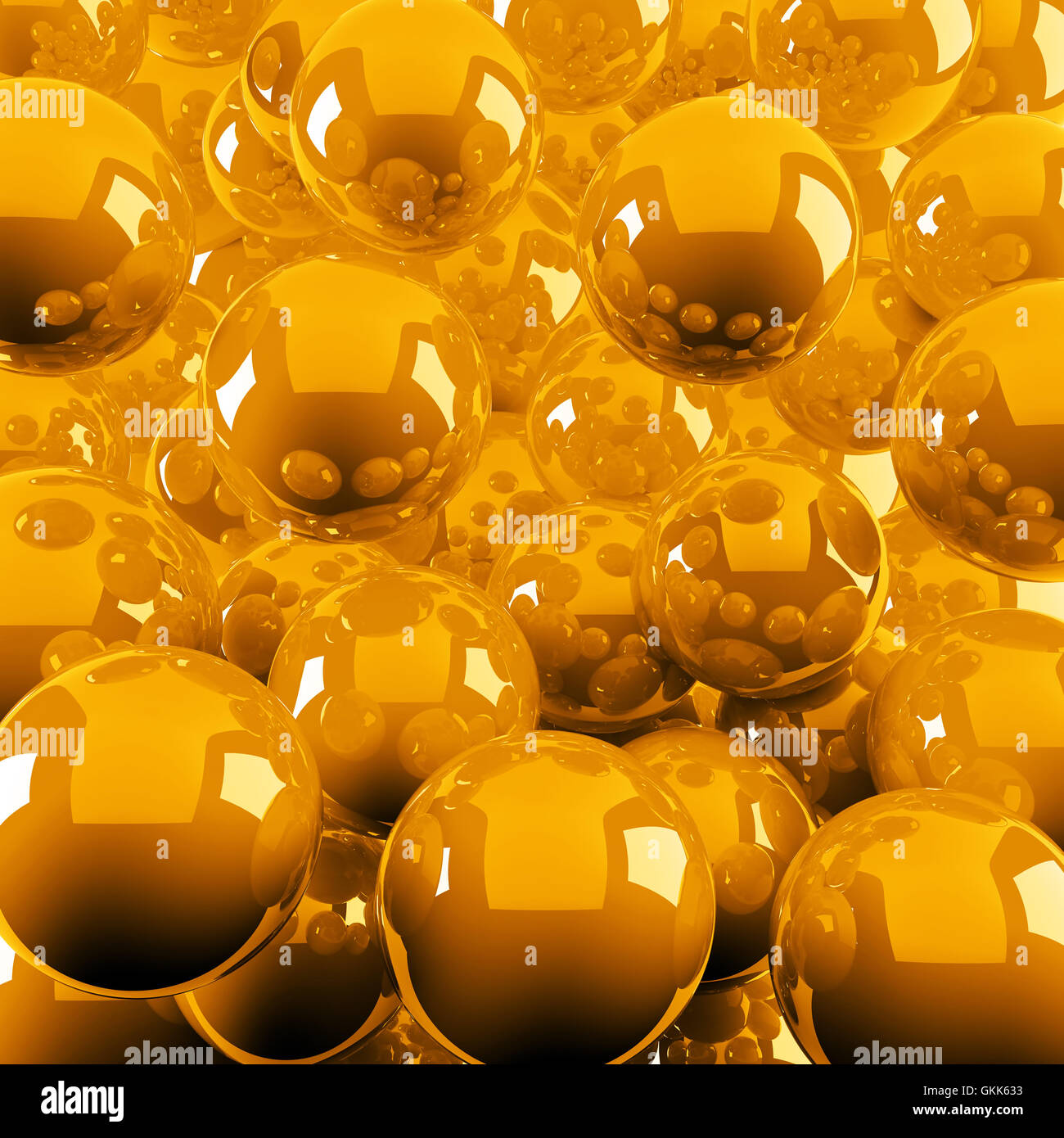 abstract background from bright orange shiny balls Stock Photo - Alamy