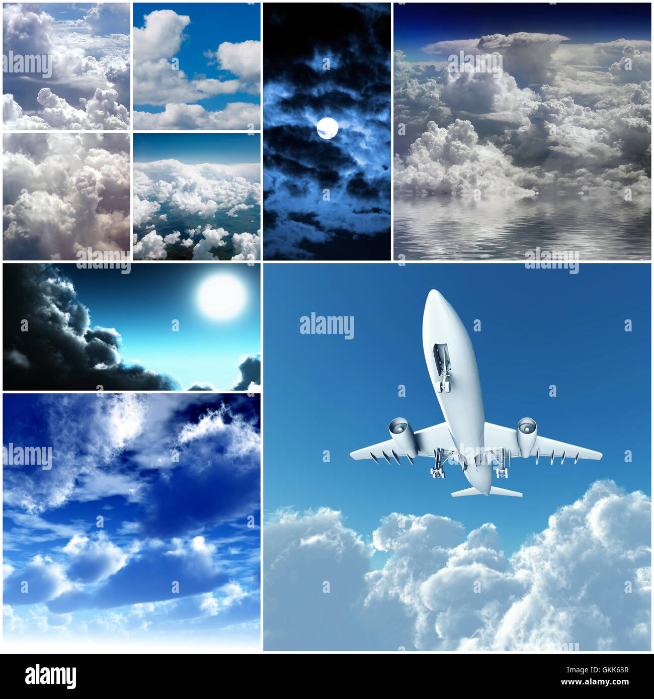different day and night clouds and skies Stock Photo - Alamy