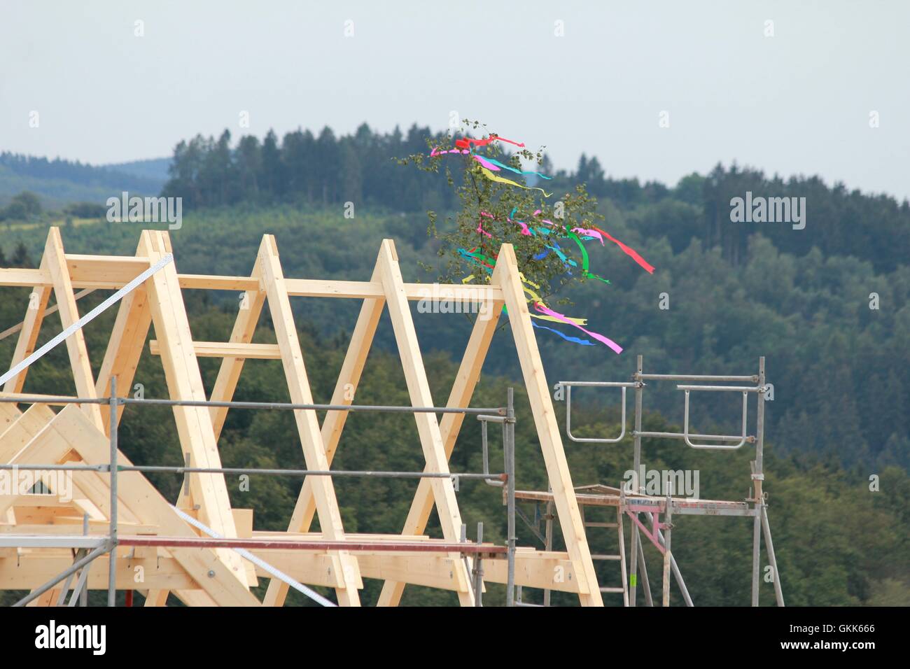 wooden roof chair Stock Photo - Alamy