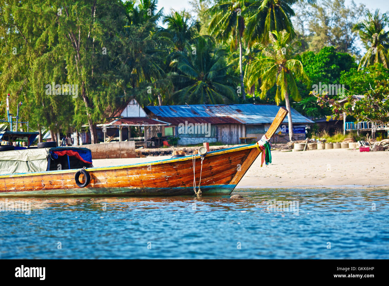 Long Tail Boat Stock Photo - Alamy