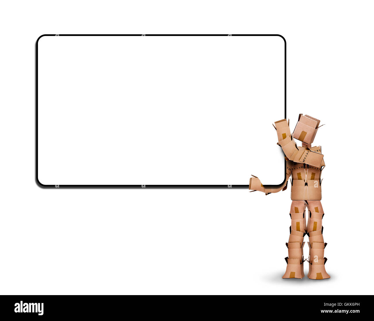 Blank white square sign Cut Out Stock Images & Pictures - Alamy