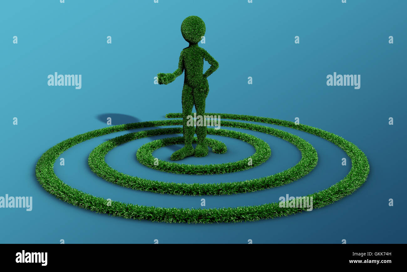 green grass man Stock Photo - Alamy
