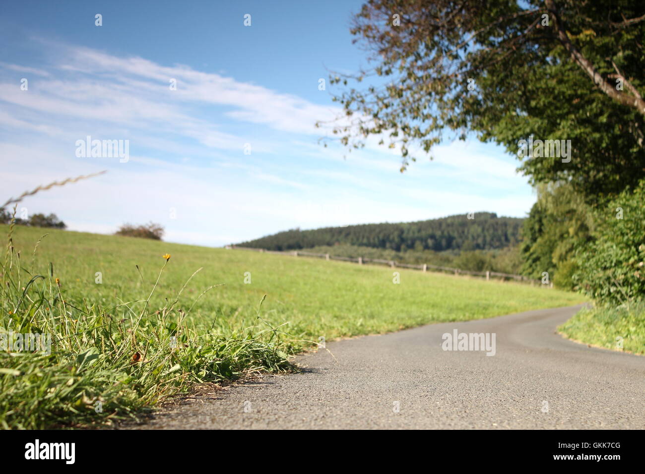 plain countryside street Stock Photo - Alamy