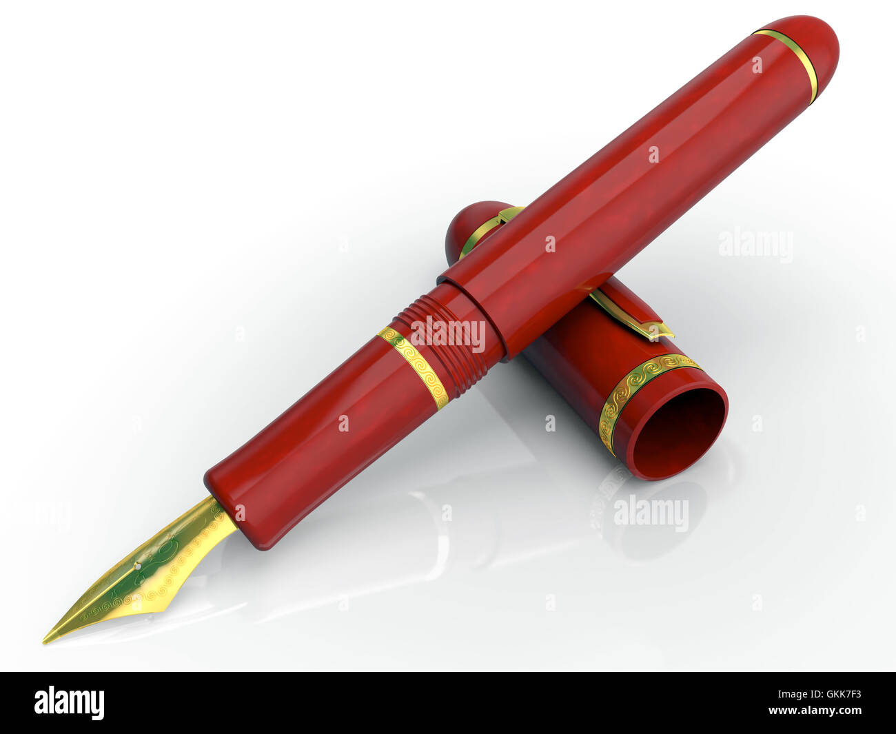 Gold pen hi-res stock photography and images - Alamy