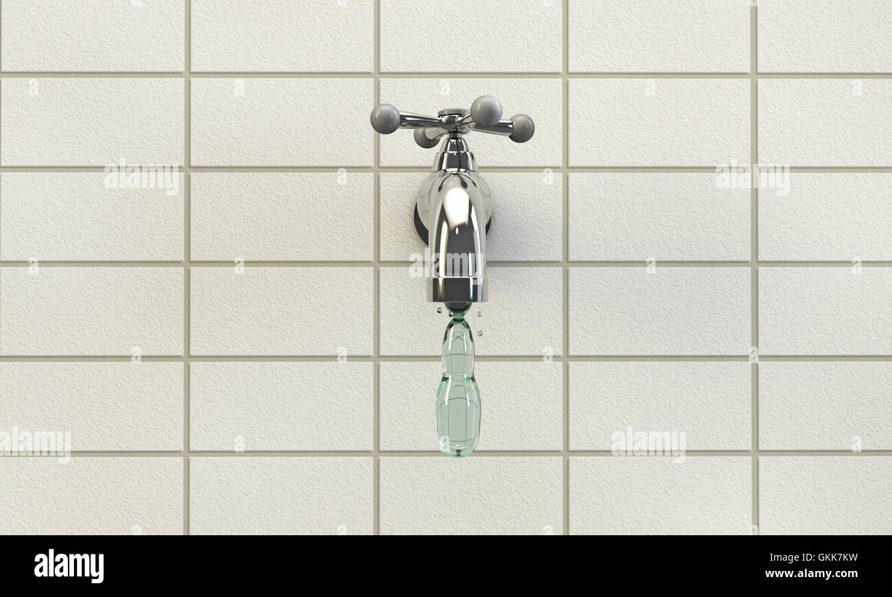 tap water drop Stock Photo - Alamy