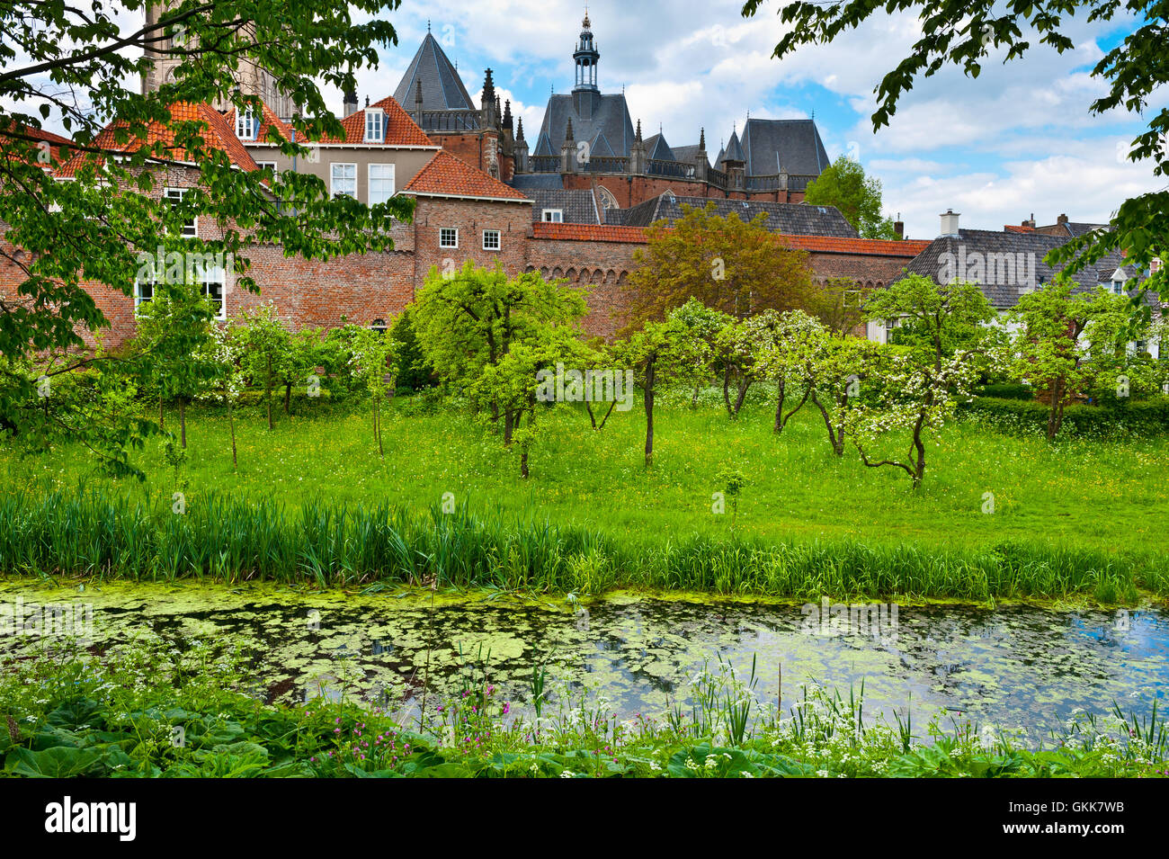 Green peaked roof hi-res stock photography and images - Alamy