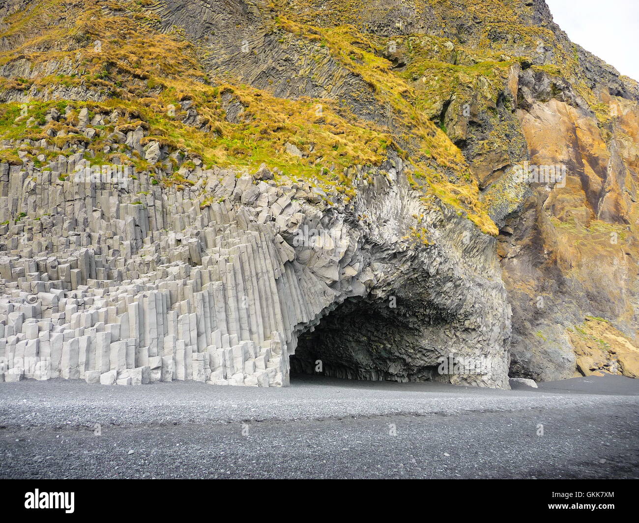 Basalt cave or cavern Stock Photo - Alamy