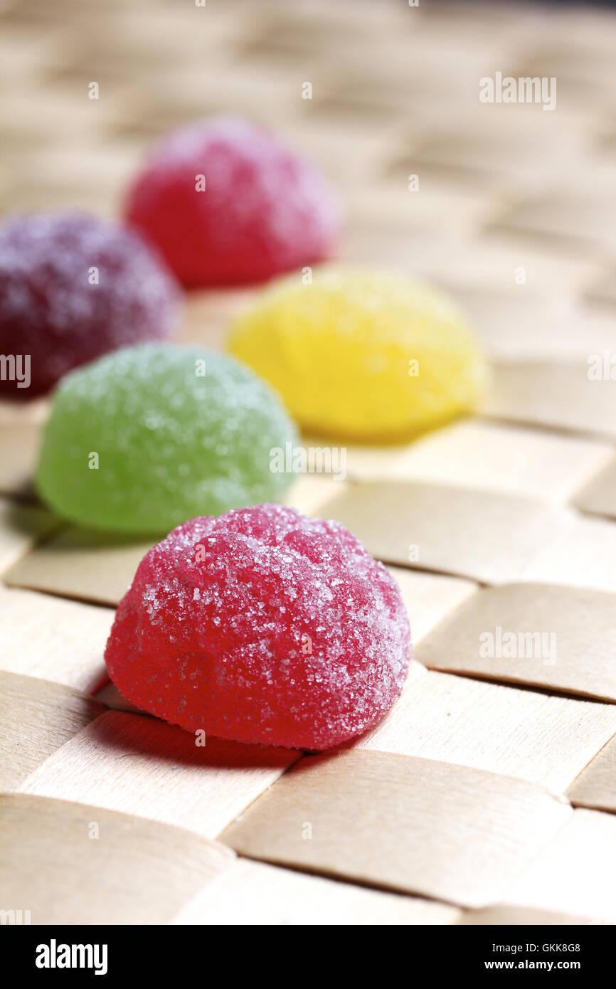 colorful fruit gums Stock Photo - Alamy