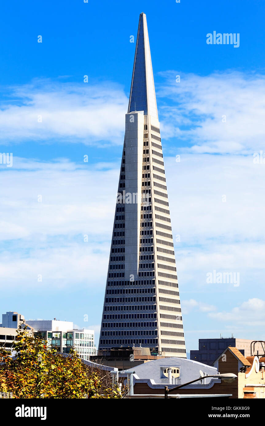 SAN FRANCISCO - CIRCA OCTOBER 2012: The Transamerica Pyramid in San ...