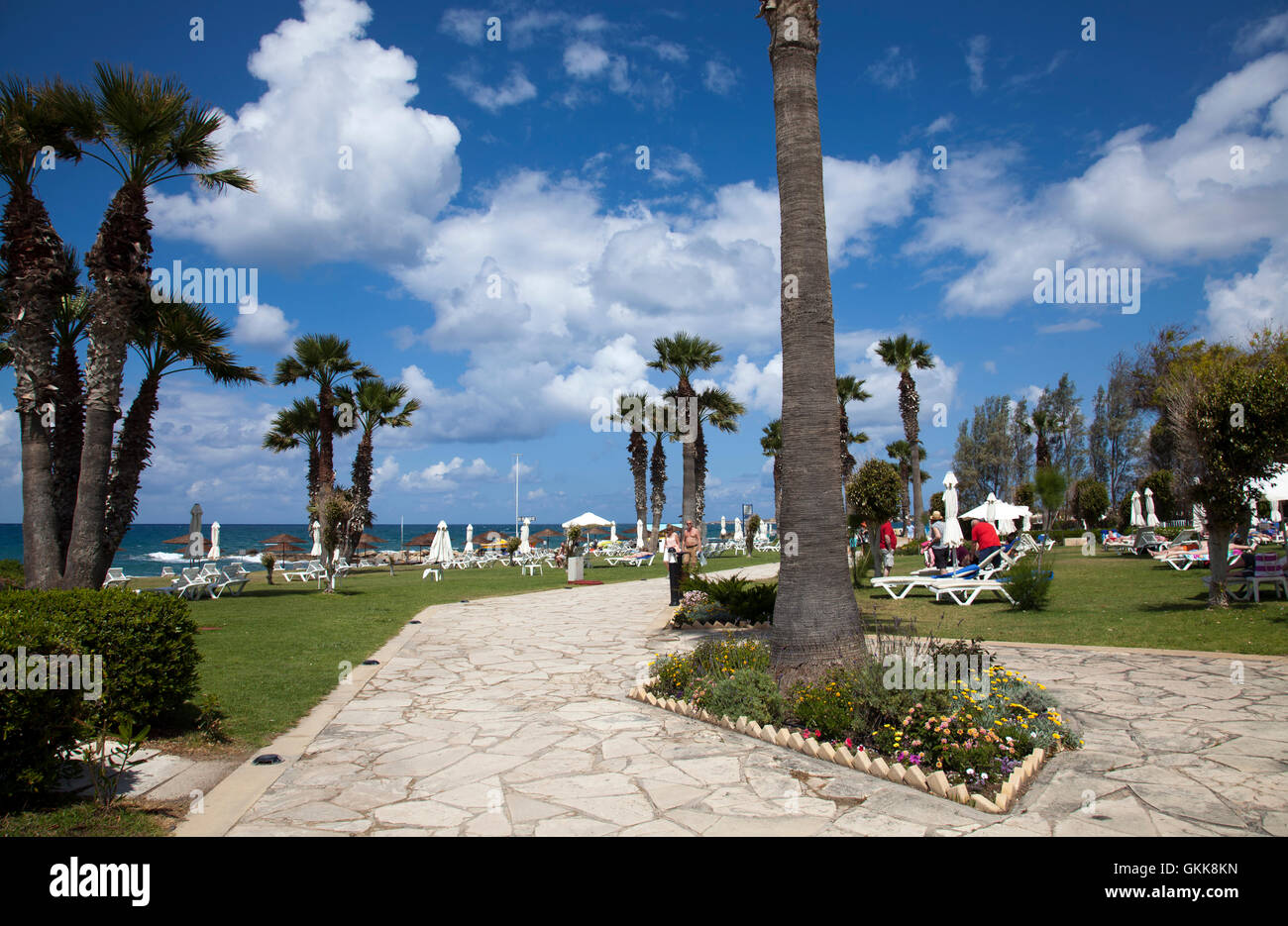Pafos promenade hi-res stock photography and images - Alamy