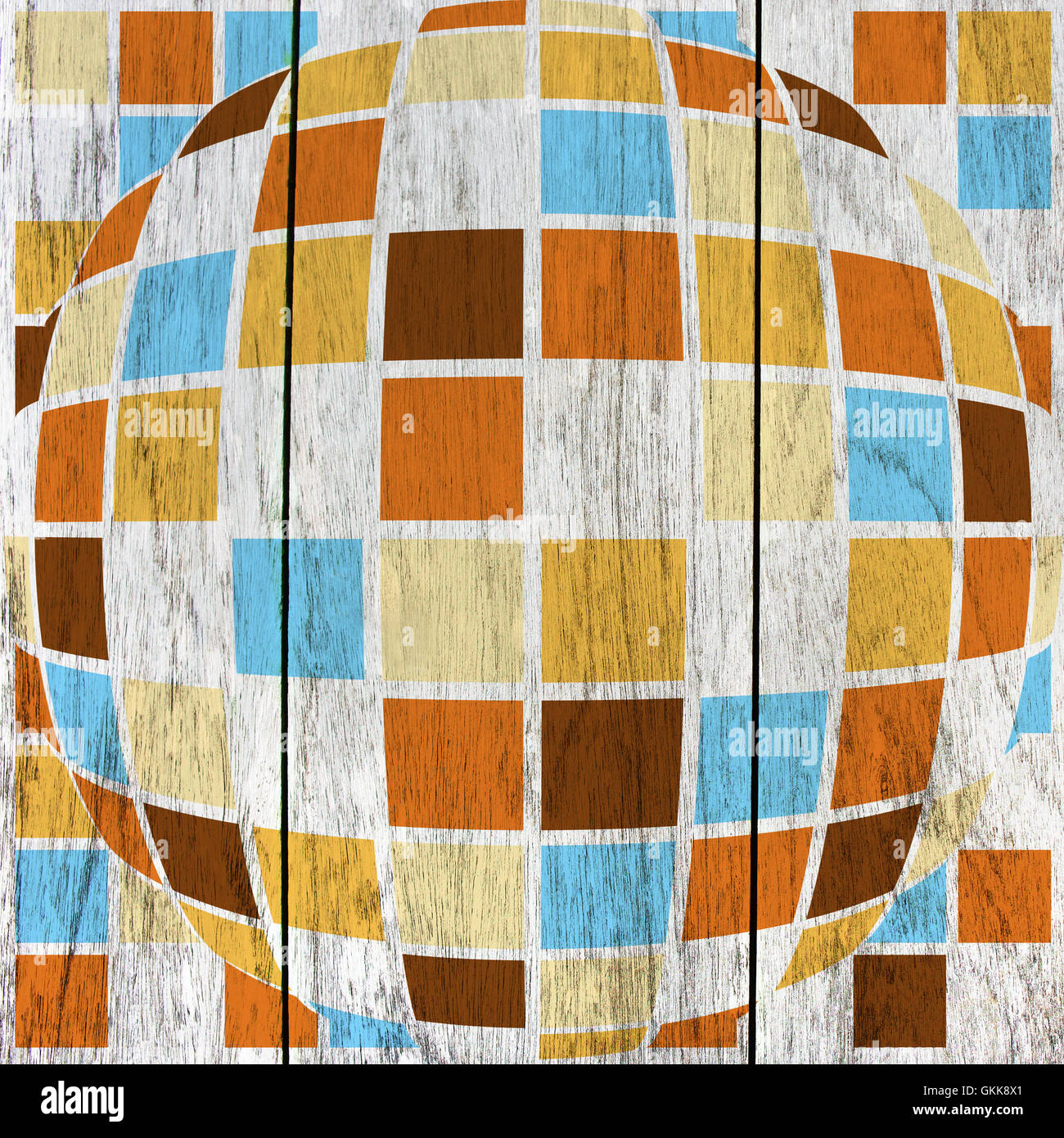 retro painting on wood Stock Photo - Alamy