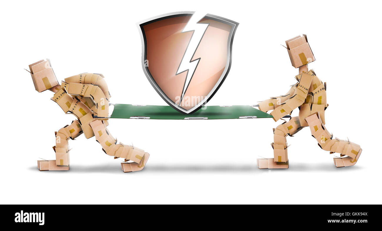 Damaged shield hi-res stock photography and images - Alamy