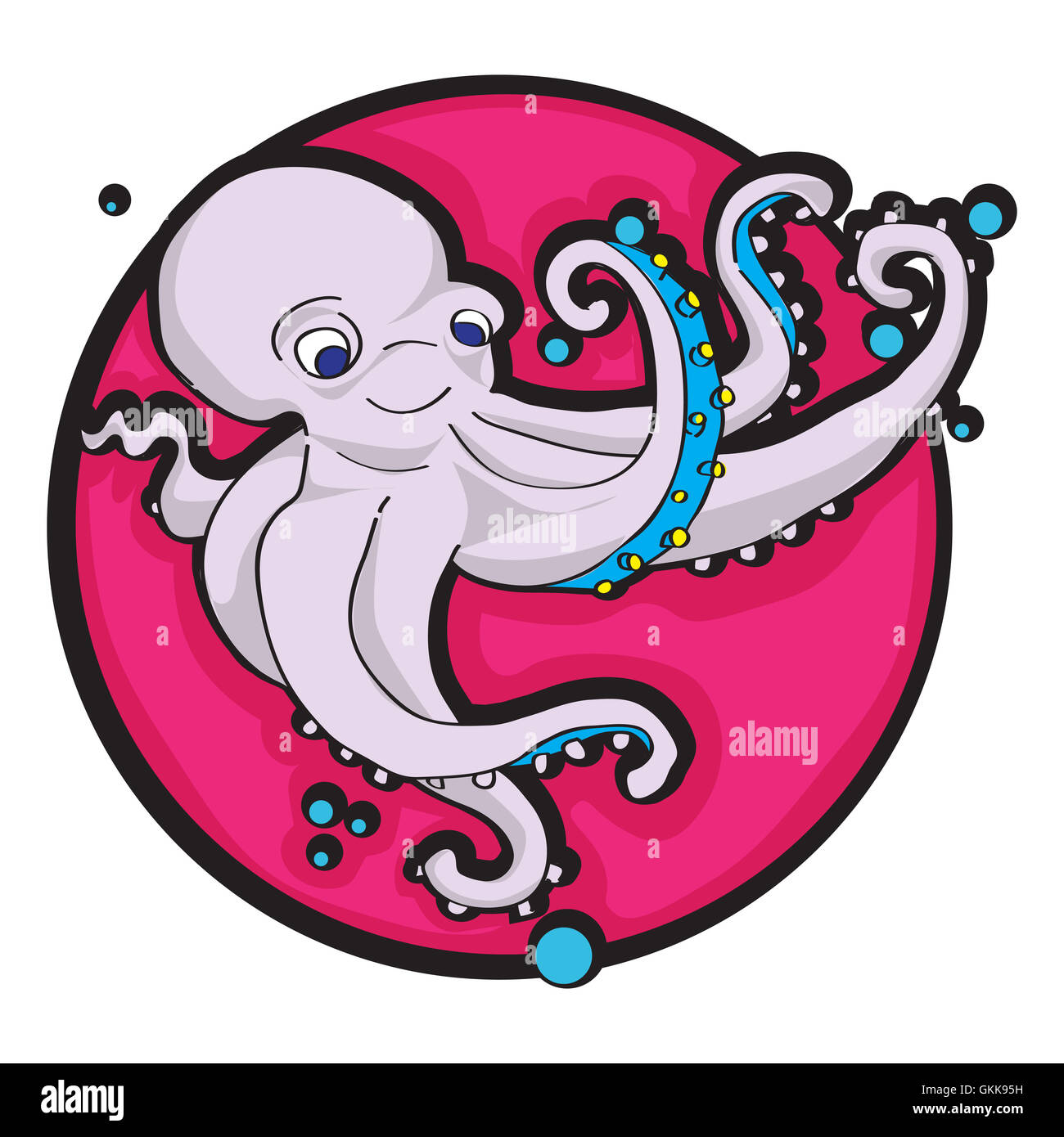 Octopus Clip Art Stock Photo Alamy