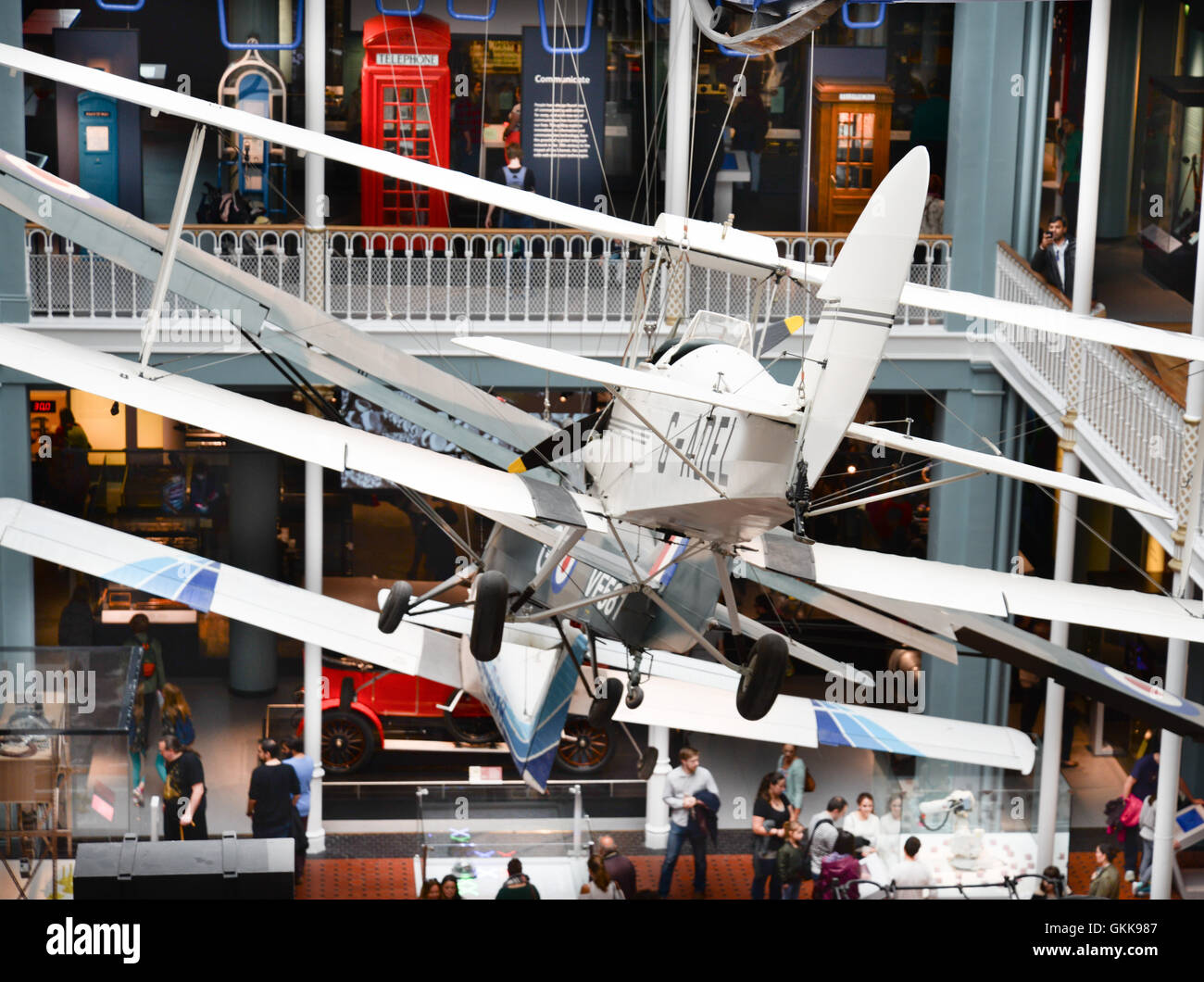 de Havilland Tiger Moth on display in the Science and Technology ...