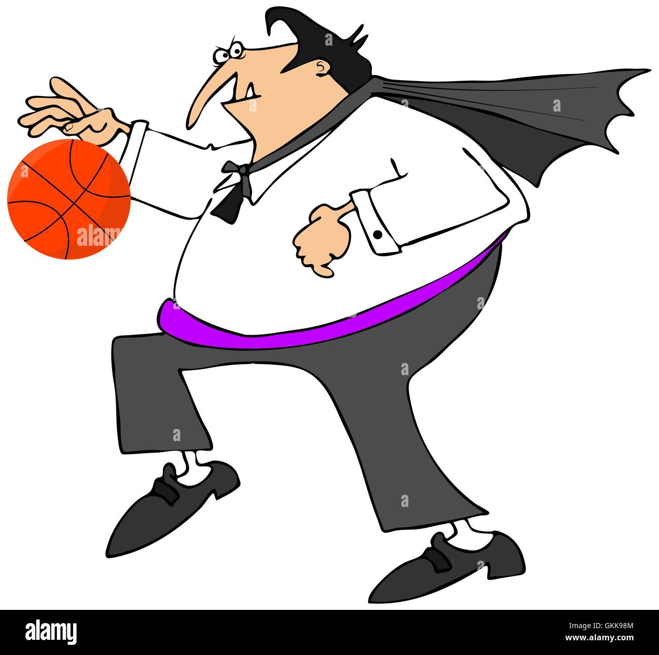 Vampire playing basketball Stock Photo - Alamy