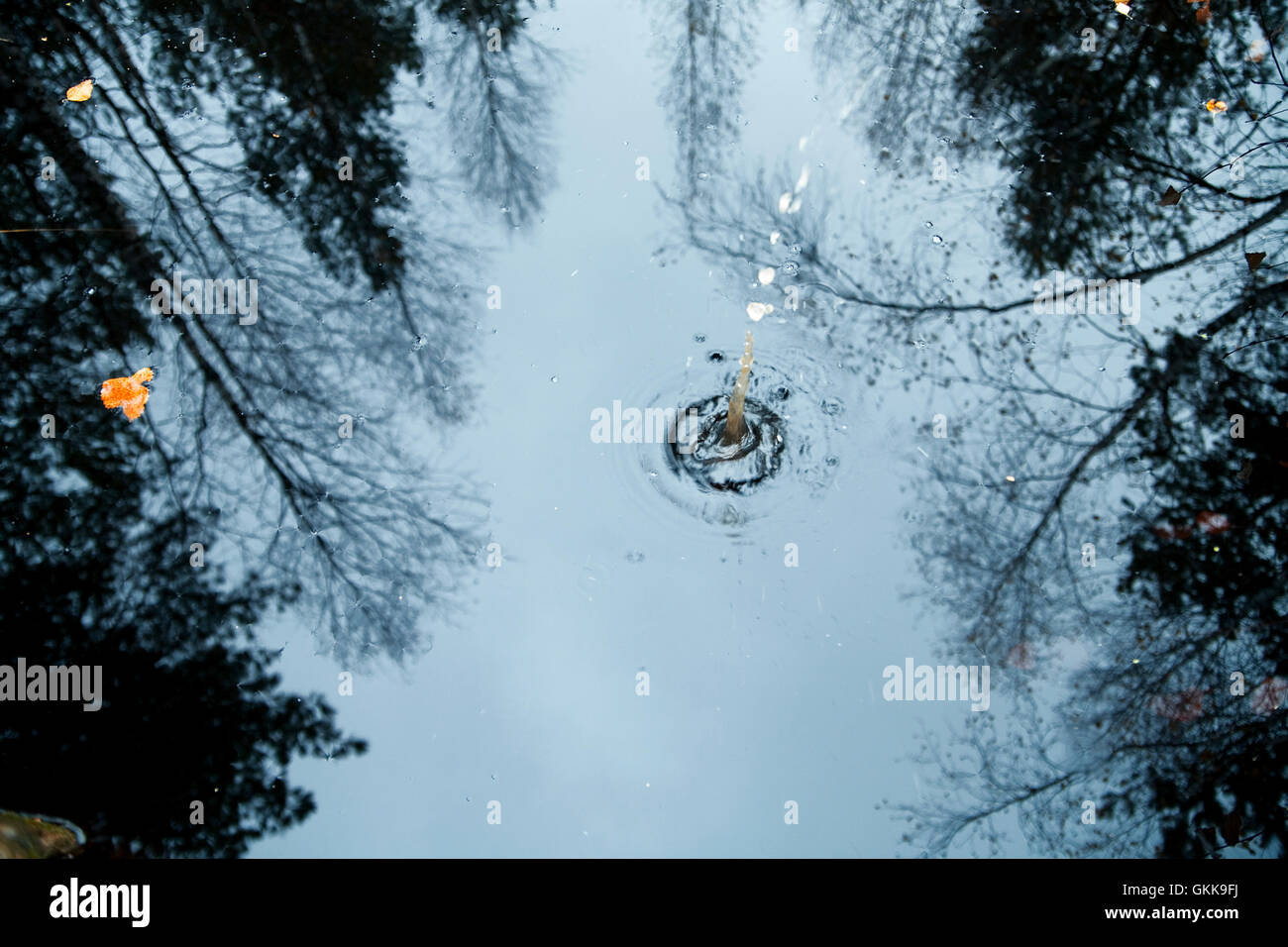 splash in water in a reservoir Stock Photo - Alamy