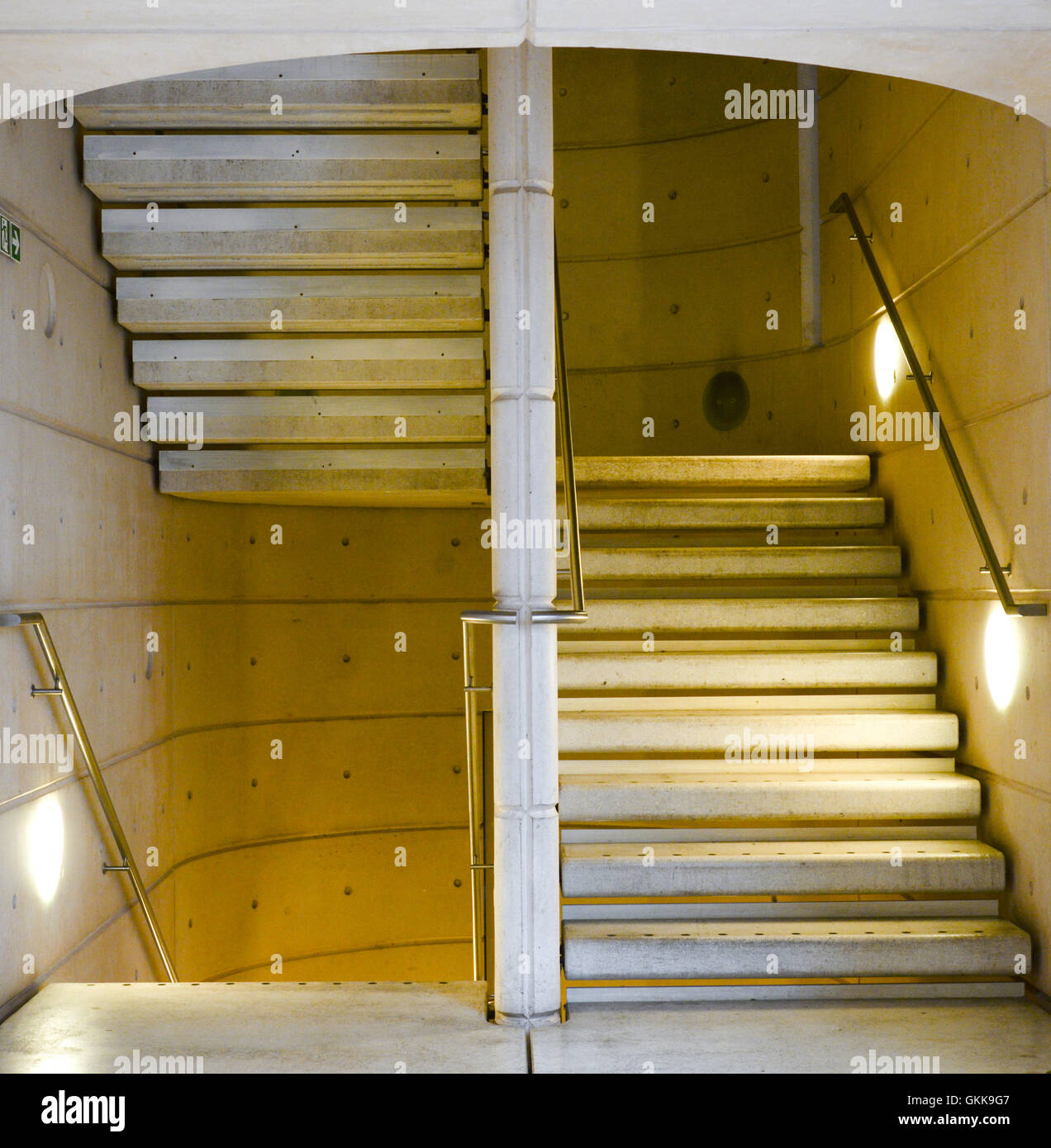 Stairwell down hi-res stock photography and images - Alamy