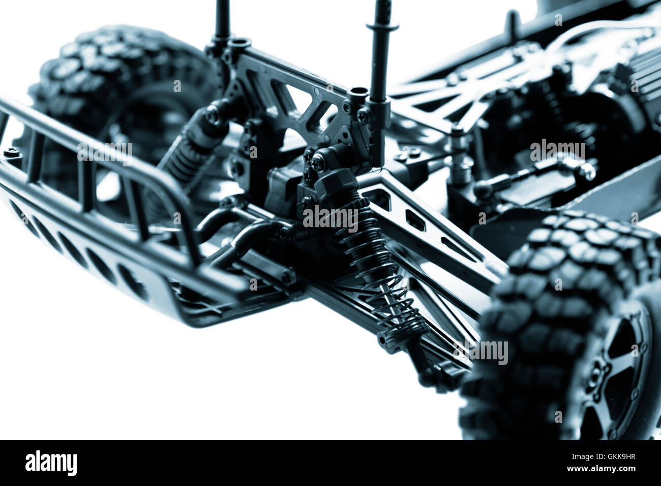 shock absorber with spring and other details of a suspension of the toy ...