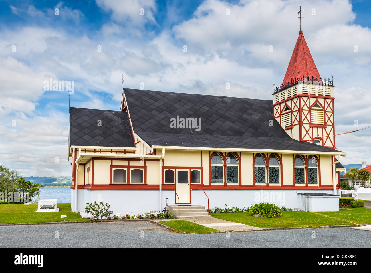 St Faith's Anglican Church. Rotorua is a major travel destination known ...