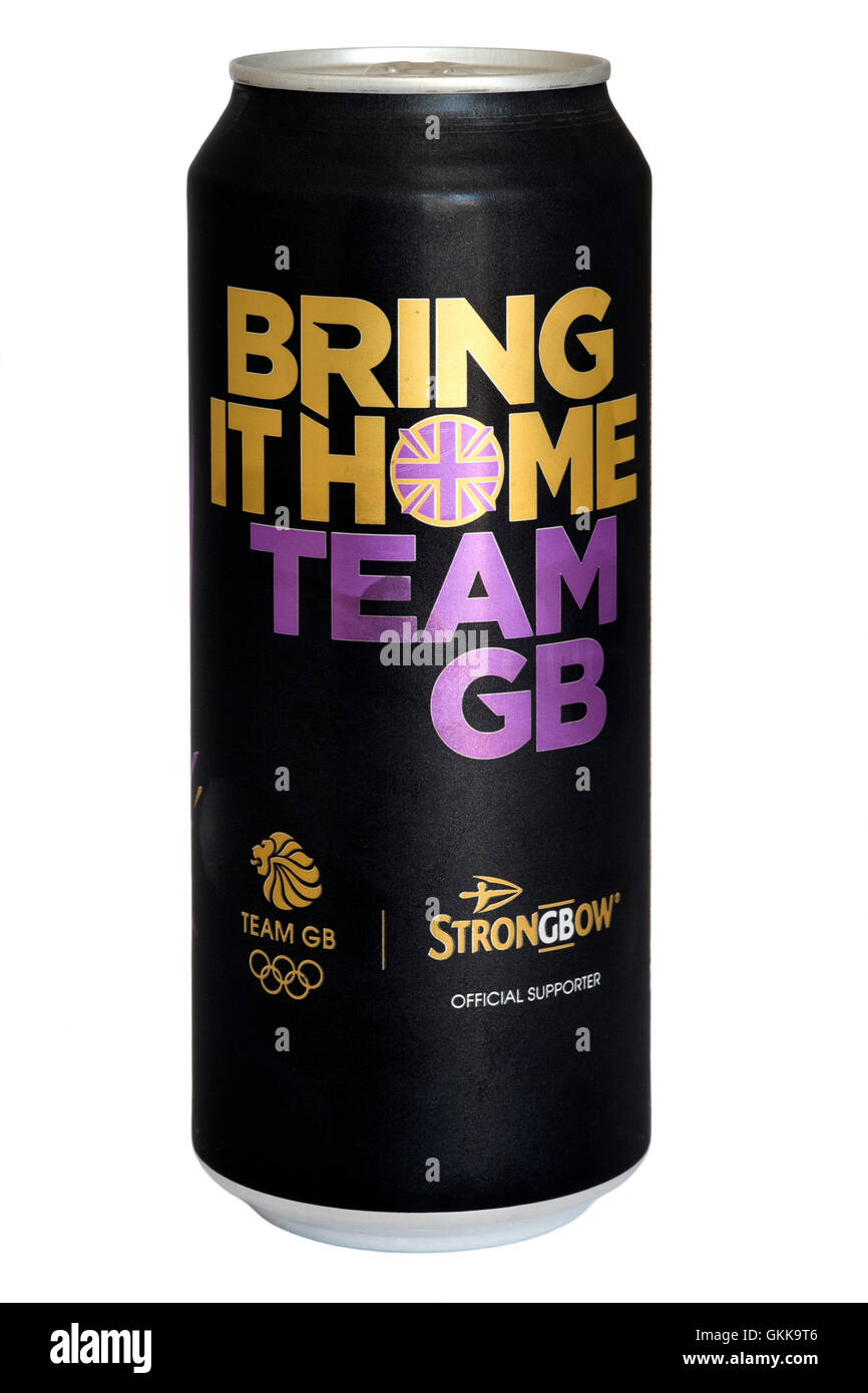 can of strongbow dark fruit cider isolated on a white background Stock ...