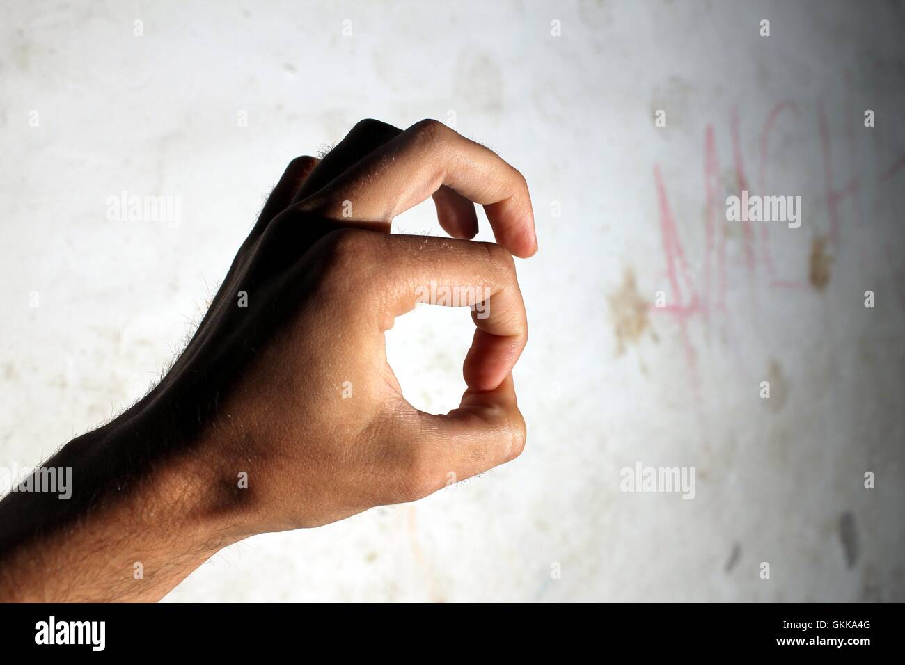 Human okay hand sign hi-res stock photography and images - Alamy