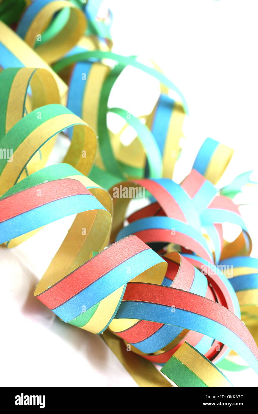 colorful party garlands Stock Photo - Alamy