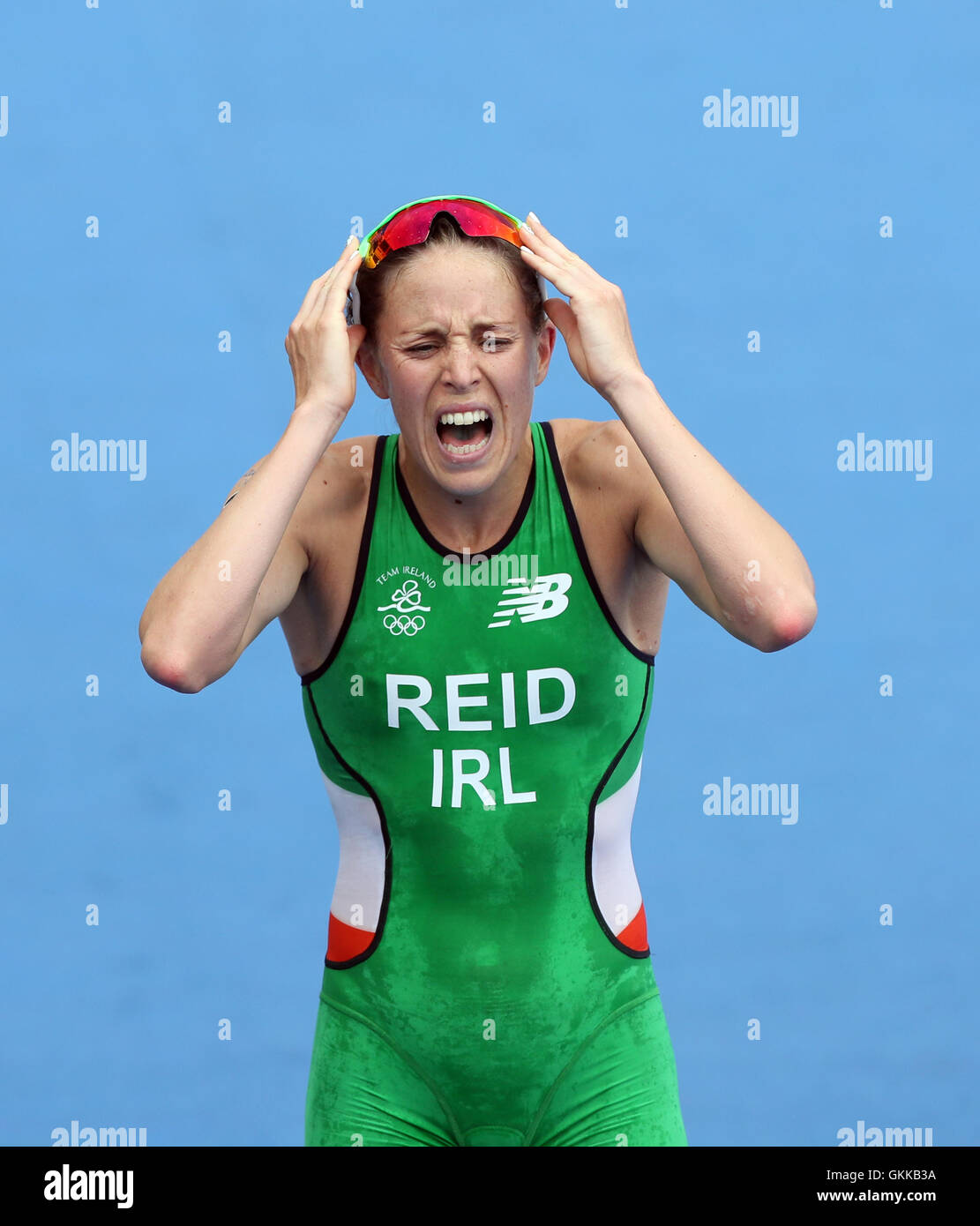 Ireland's Aileen Reid following the Women's Triathlon on the fifteenth ...