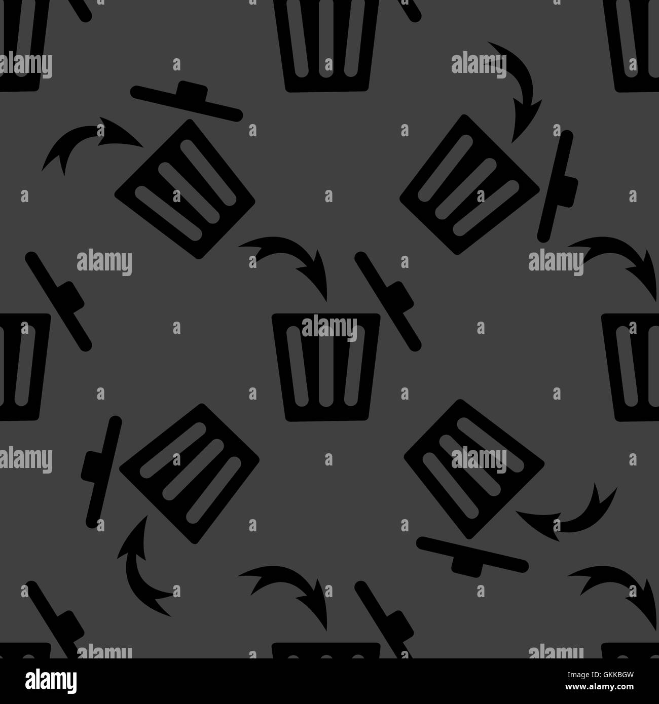 Litter sign icon black Black and White Stock Photos & Images - Alamy