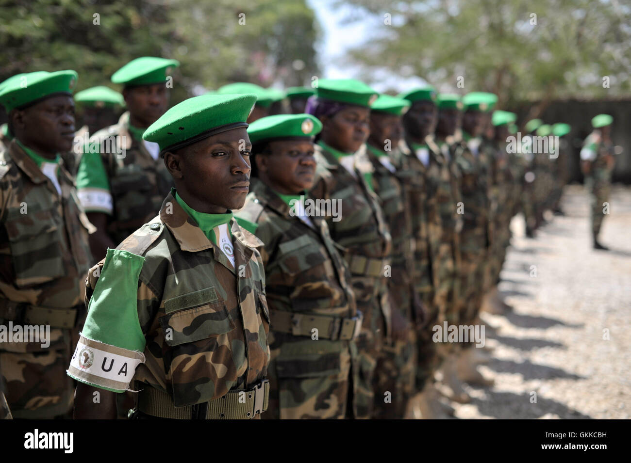On January 22, Ugandan AMISOM soldiers participated in a ceremony in ...
