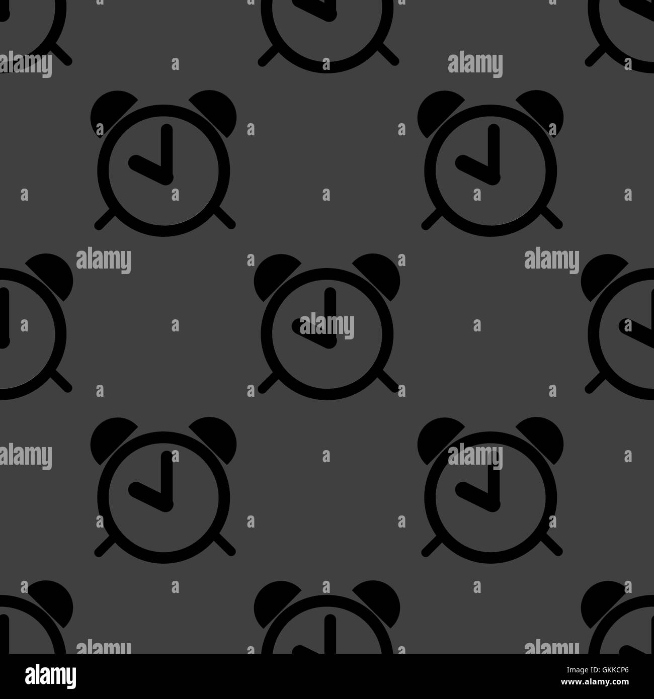 Clock creative pattern seamless Black and White Stock Photos & Images ...