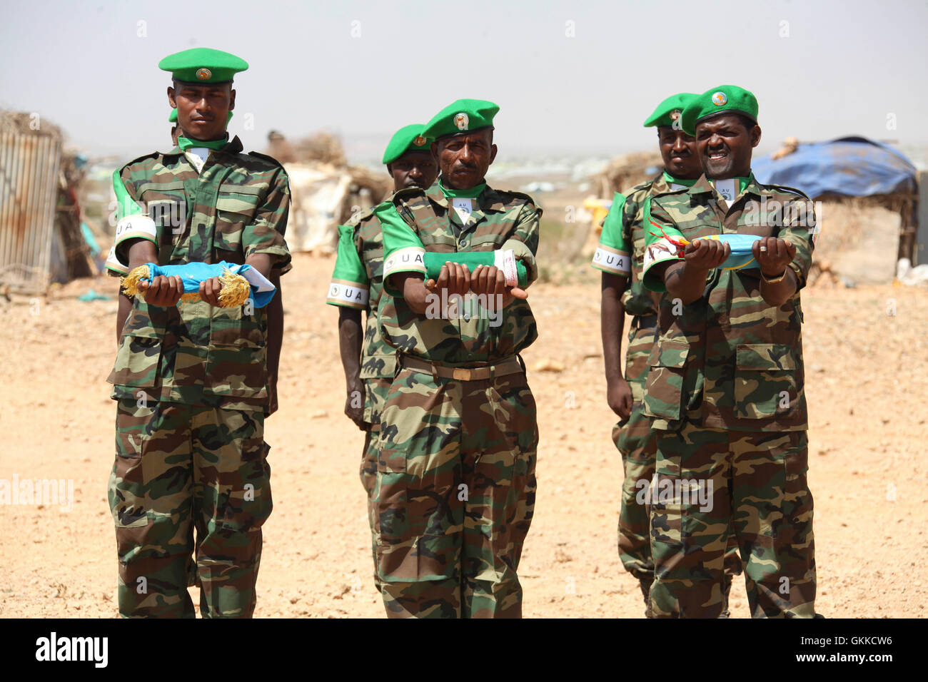 On February 17, 2016, Ethiopian AMISOM troops raised the Somali ...