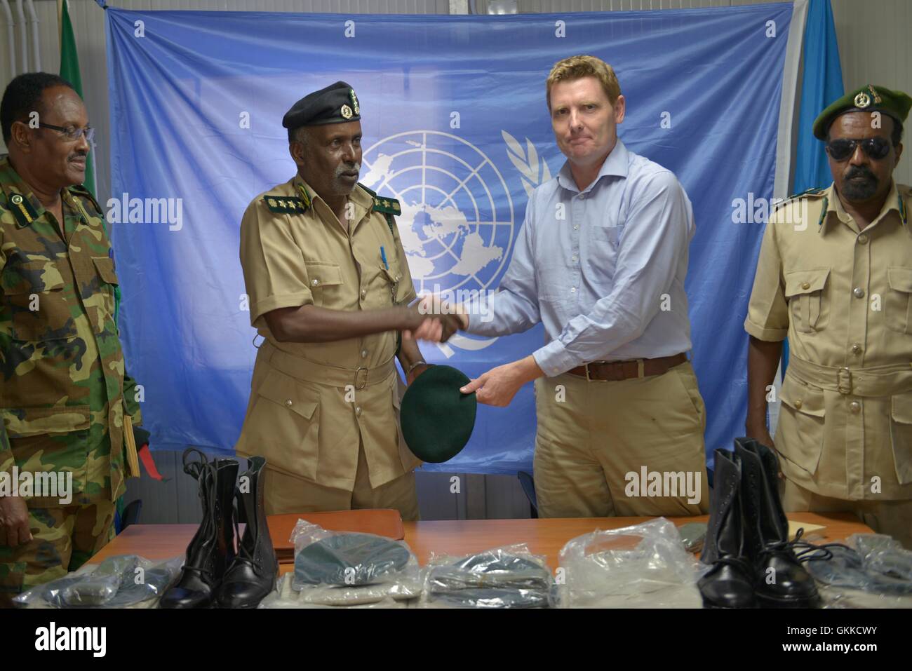 Prison Commissioner Gen. Hussein Hassan Osman accepts 144 uniforms from ...