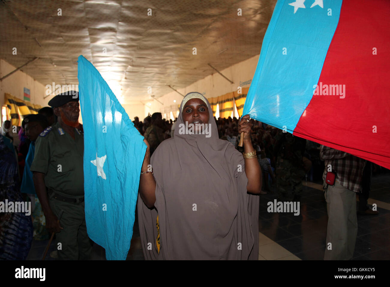 On February 20, 2014, at ADC Hall in Baidoa, a public member celebrated ...
