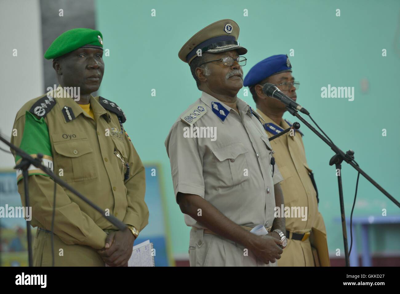 Brigadier General Osman delivers a speech at the passing out parade at ...