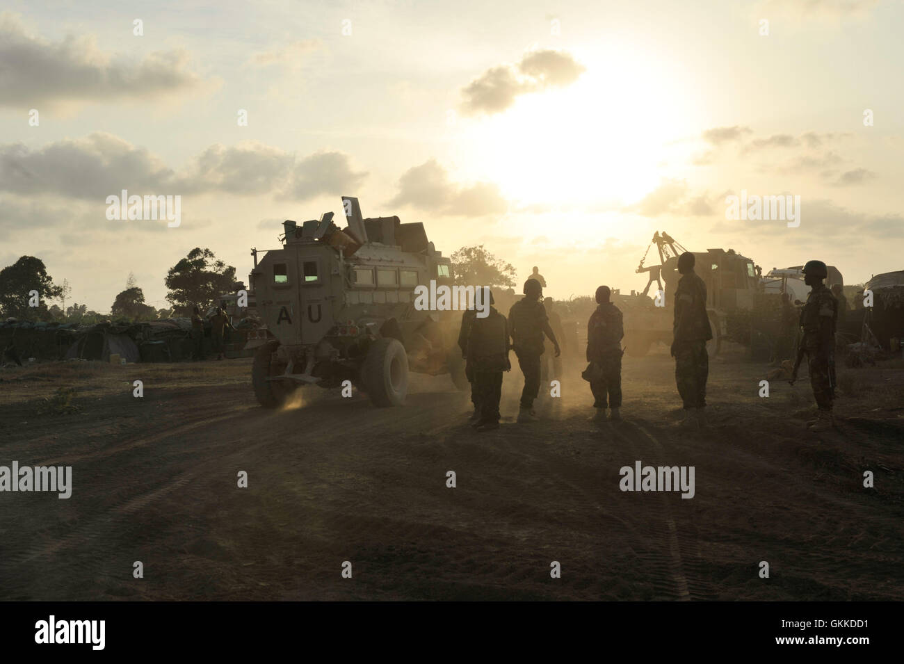 Ugandan soldiers of the African Union Mission in Somalia (AMISOM ...