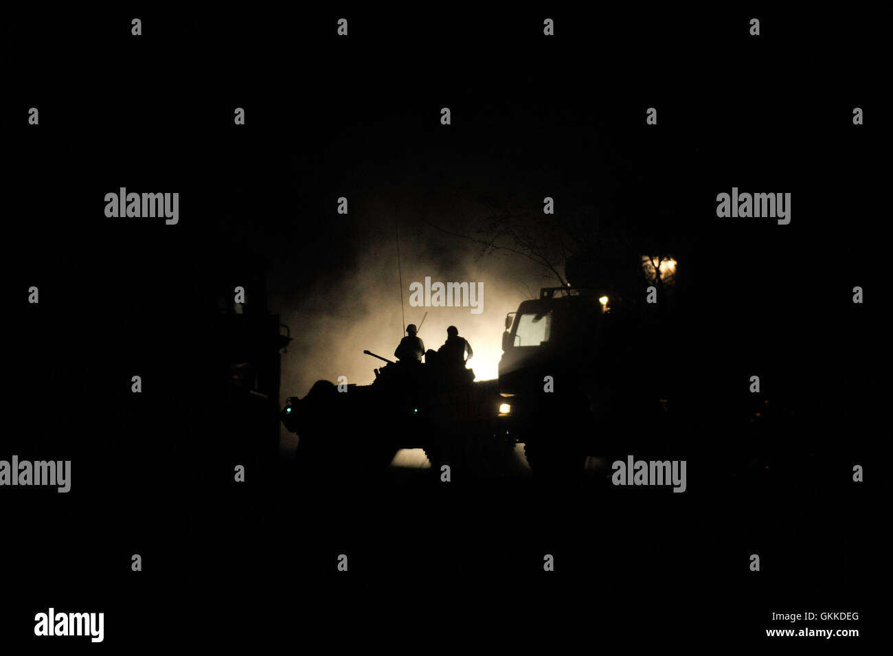 On March 22, Ugandan soldiers of AMISOM were photographed atop a tank ...