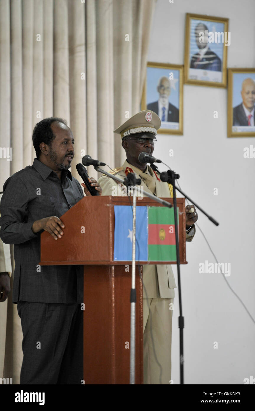 President Hassan Sheikh Mohamud delivers a speech on the 54th ...