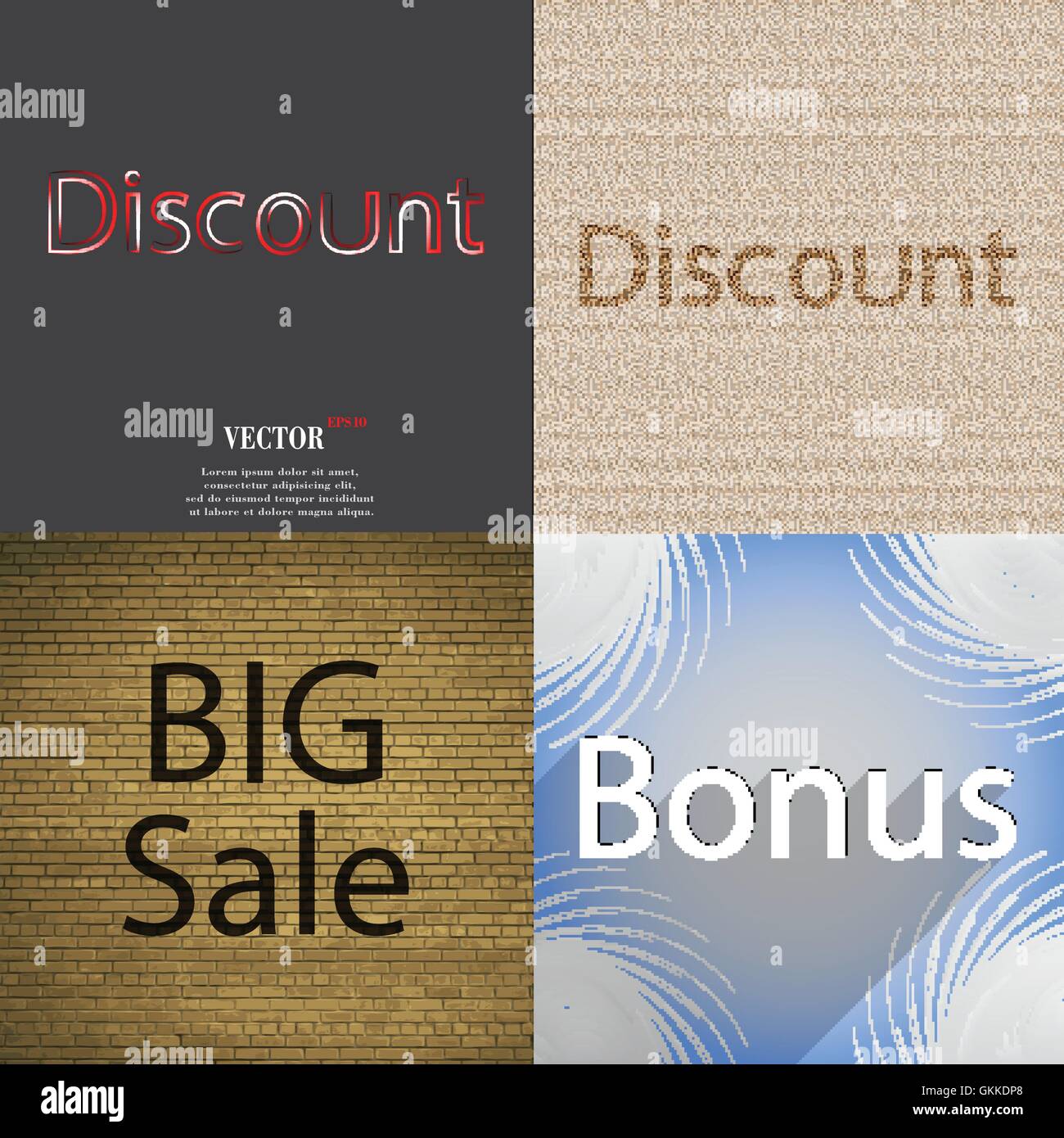 Set of the most popular web design icons on abstract background Stock ...