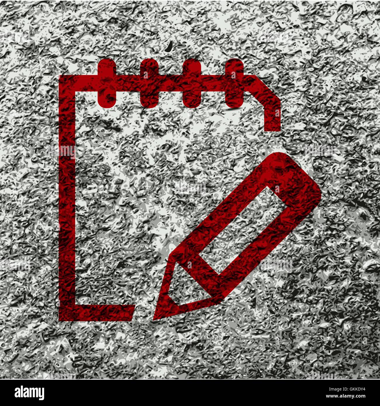 Notepad paper Documents. Flat modern web button and space for your text Stock Vector Image & Art ...